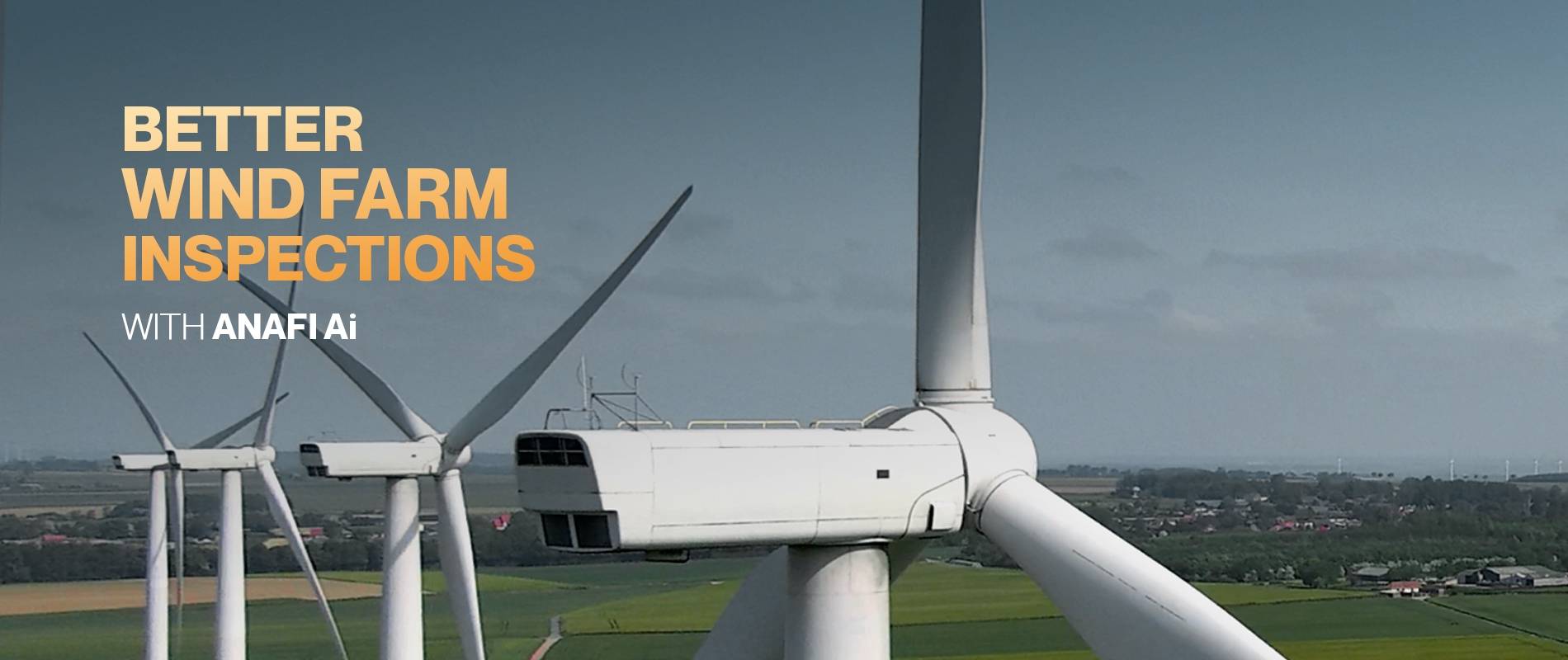 Better Wind Farm inspections with ANAFI Ai | Parrot